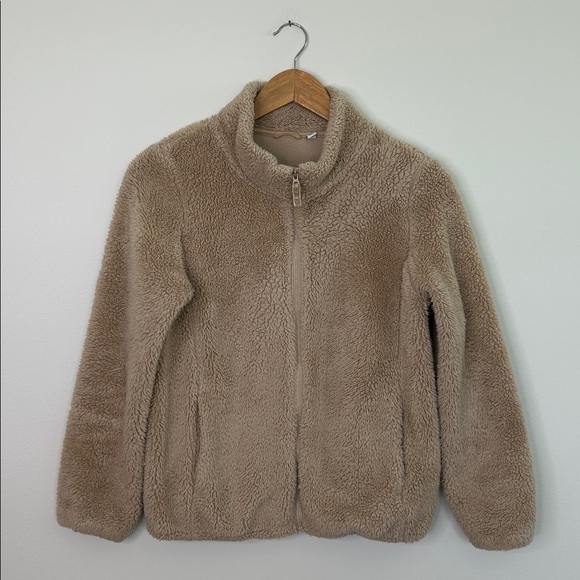Uniqlo | Jackets & Coats | Uniqlo Kids Teddy Bear Full Zip Fleece ...
